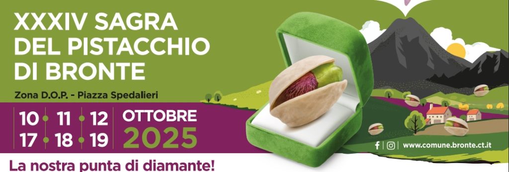 Sagra del Pistacchio di Bronte 2025: dal 10 al 19 ottobre - YOU LOVE ...